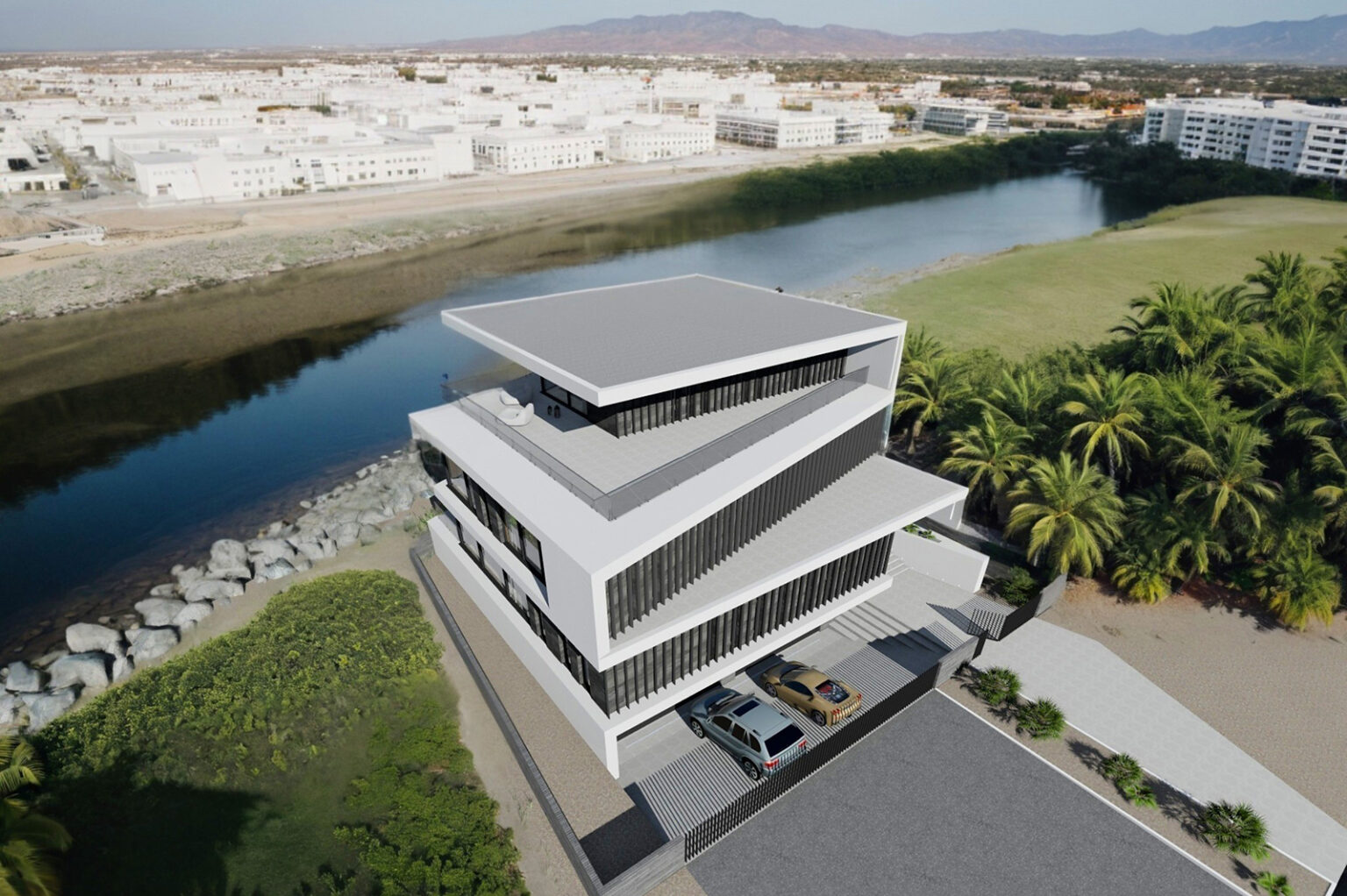 Vila Muskate su vaizdu į jūrą – NG Architects