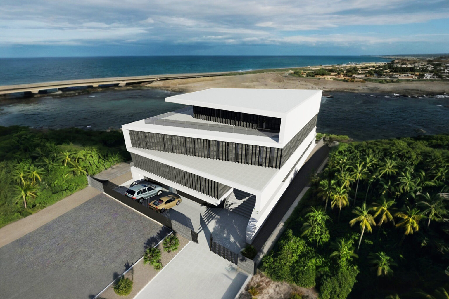 Vila Muskate su vaizdu į jūrą – NG Architects